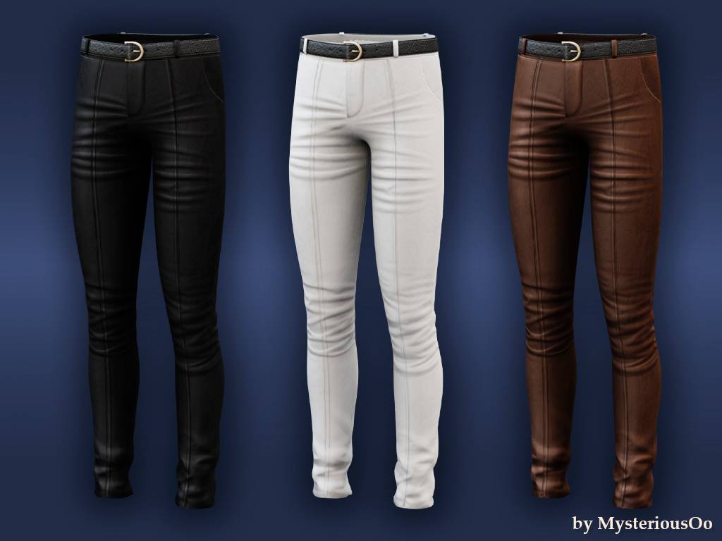 Leather pants with belt - The Sims 4 Create a Sim - CurseForge
