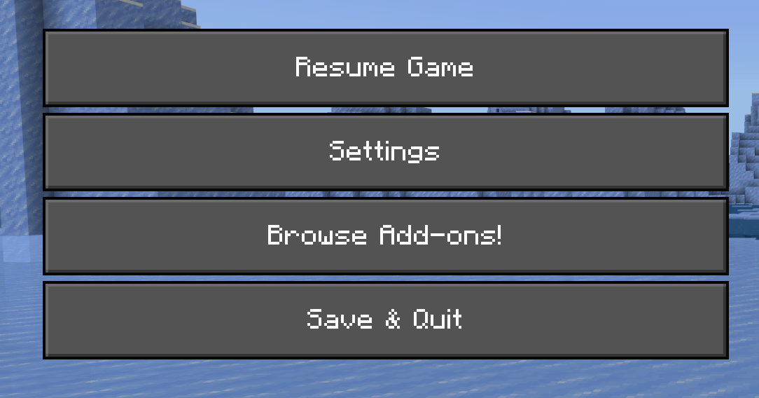 Dark UI MCBE - Minecraft Bedrock Texture Packs - CurseForge