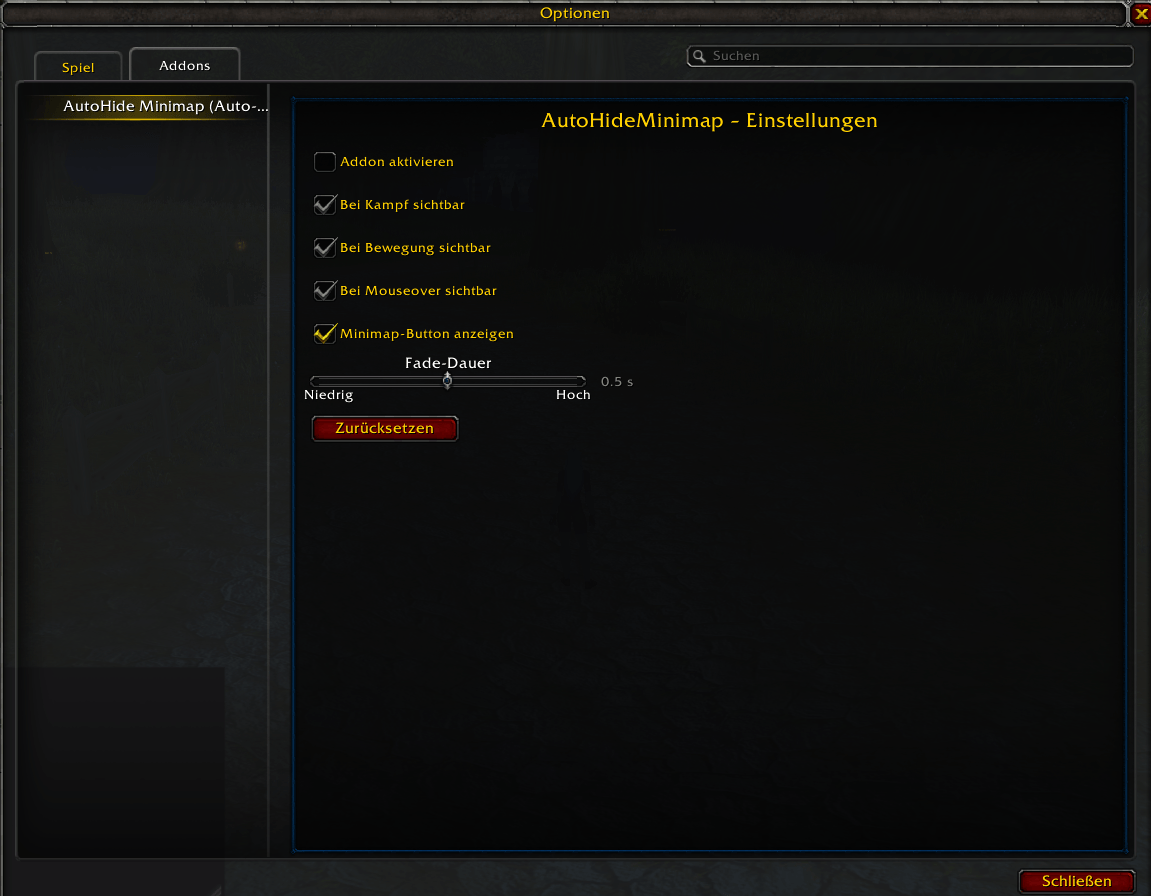 AutoHide Minimap - World of Warcraft Addons - CurseForge