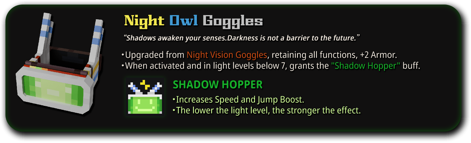 Calypso's Night Vision Goggles - Minecraft Mods - CurseForge