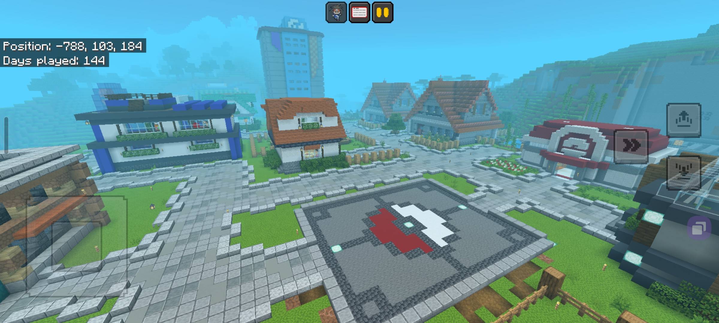 Pokémon Style Town Map - Gallery - Minecraft Bedrock Maps - CurseForge