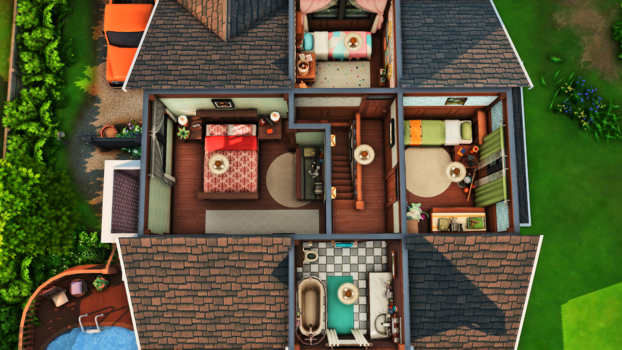 Basegame Craftsman Bungalow (No custom content) - Gallery - The Sims 4 ...