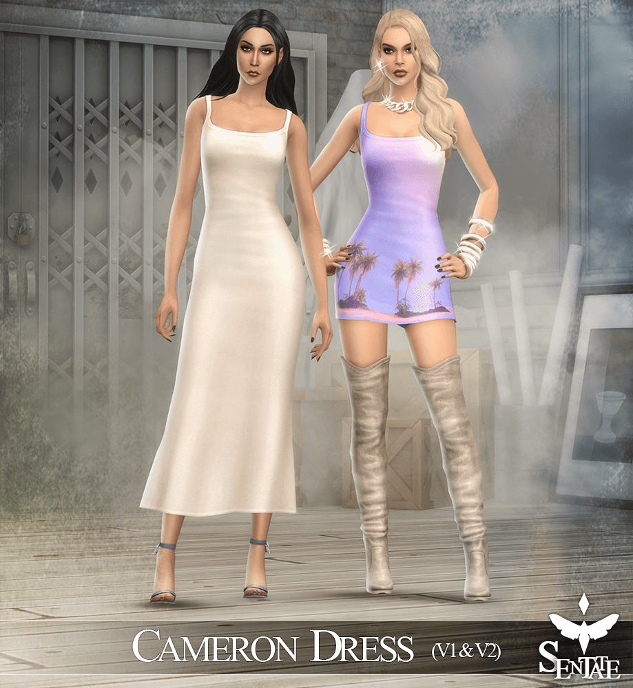 Cameron Dress Set - The Sims 4 Create a Sim - CurseForge
