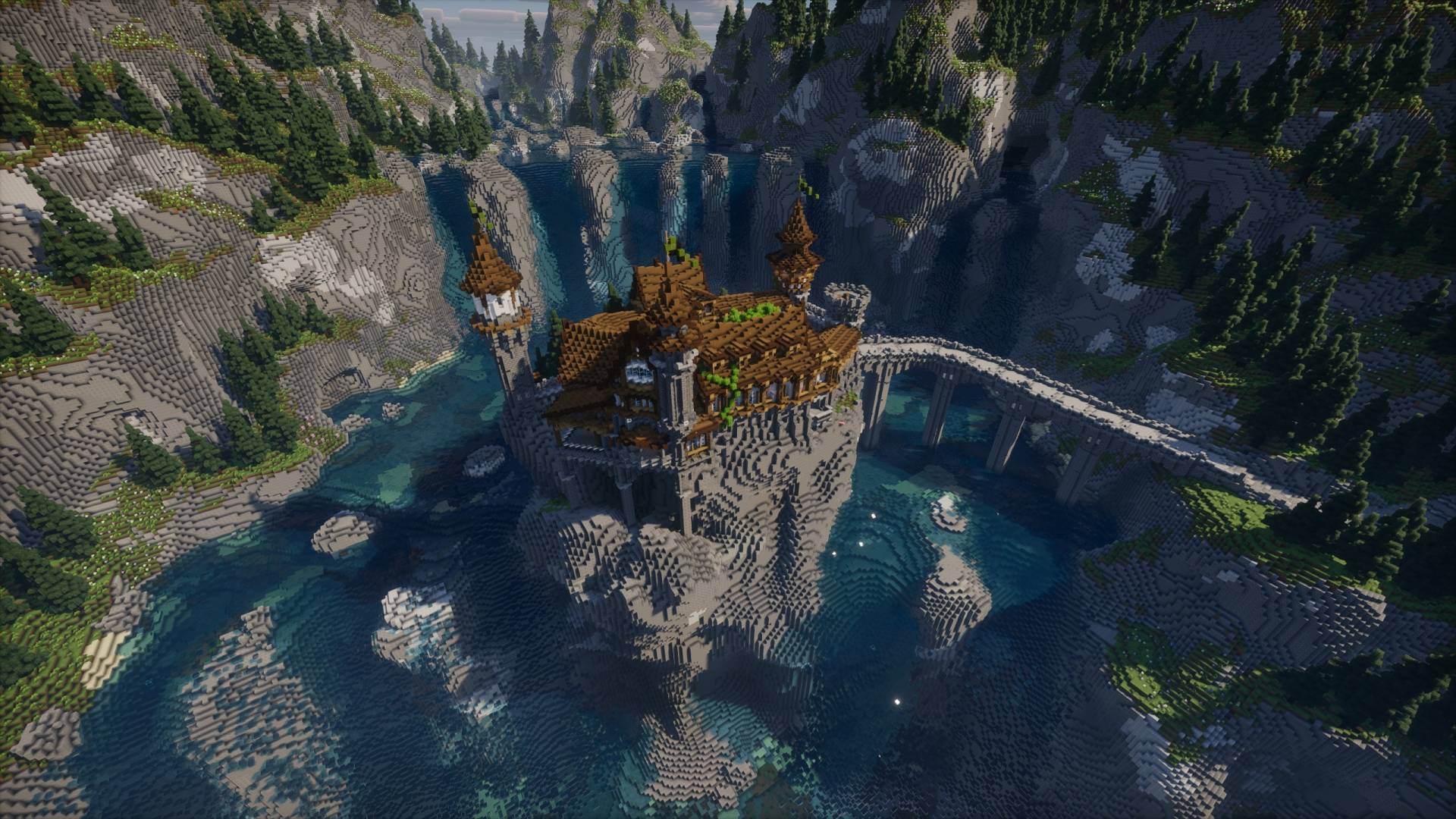 Old Fallen Castle - Medieval & Fantasy Castle - Gallery - Minecraft ...