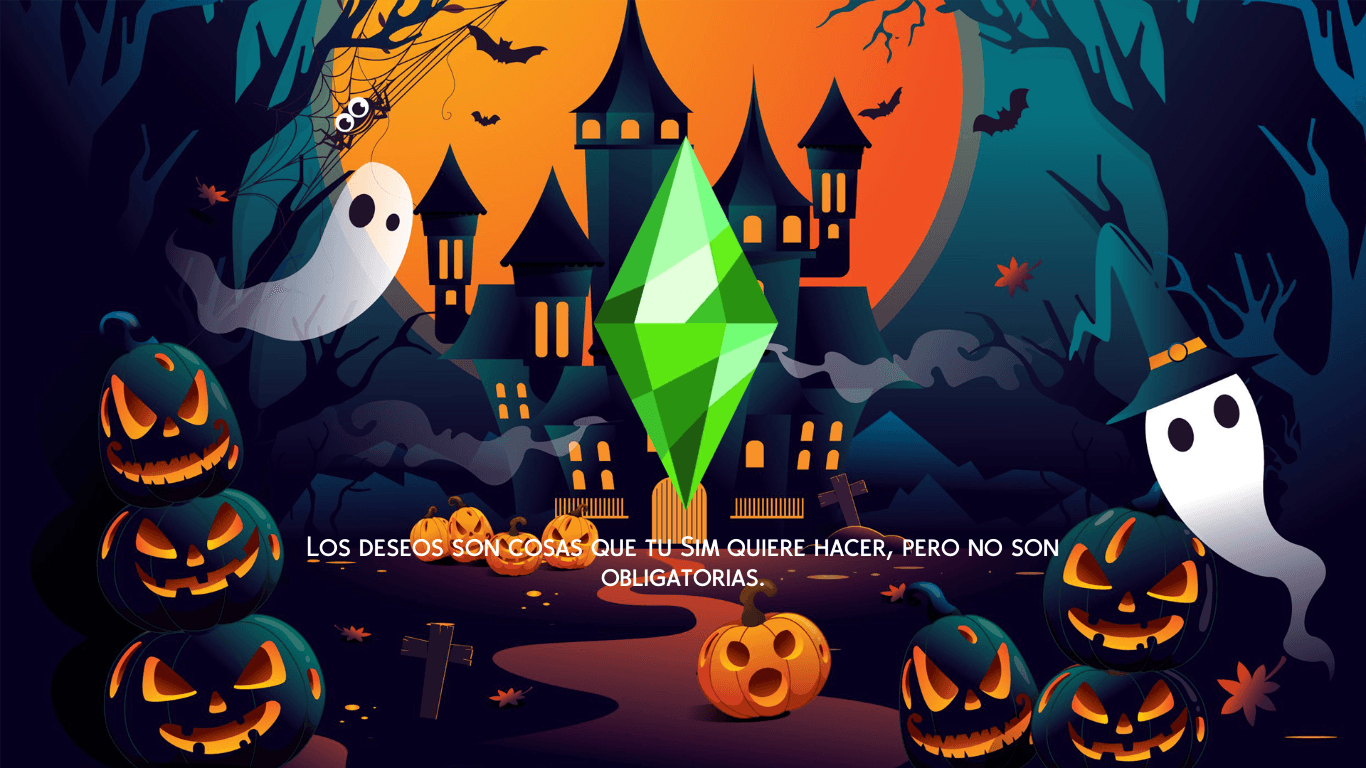 Loading Screen Override Festive Halloween - Gallery - The Sims 4 Mods ...