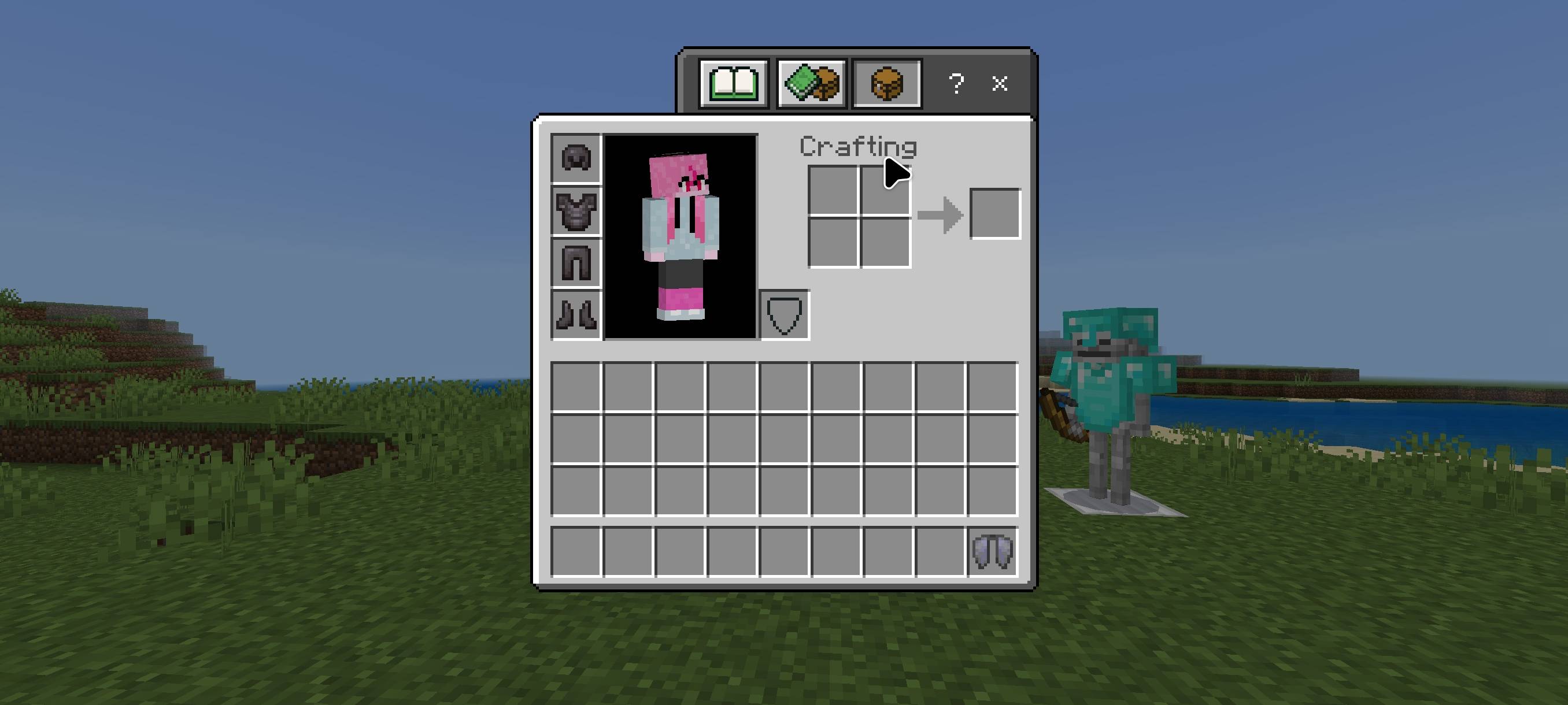 Hide Player Armor - Minecraft Bedrock Texture Packs - CurseForge