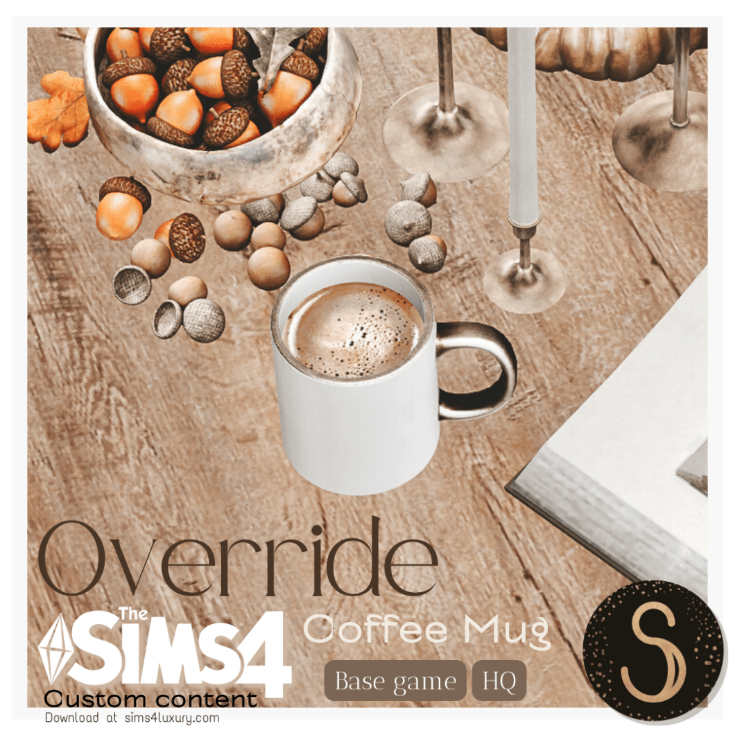 Sims4Luxury - Coffee mug - Override - The Sims 4 Build / Buy - CurseForge