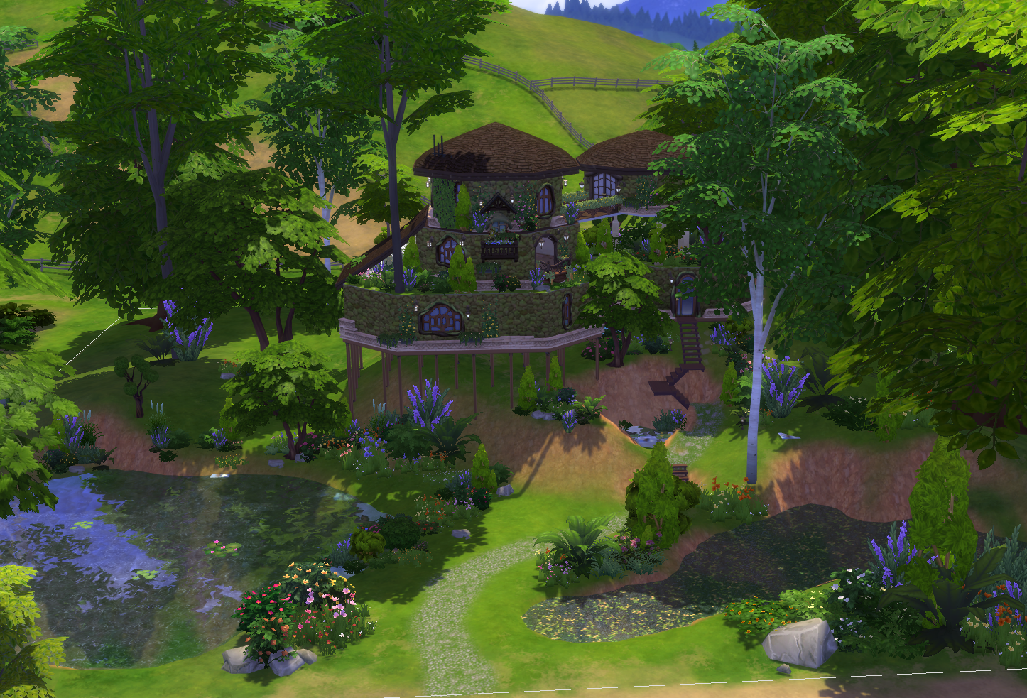 LOTS - Fairy cottage homestead - Gallery - The Sims 4 Rooms / Lots ...