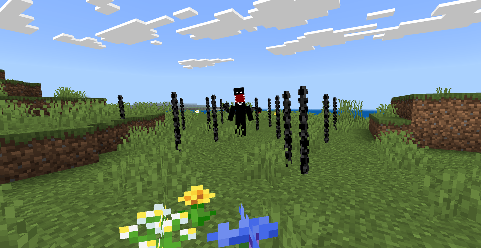 Fake player[HORROR] - Gallery - Minecraft Bedrock Addons - CurseForge