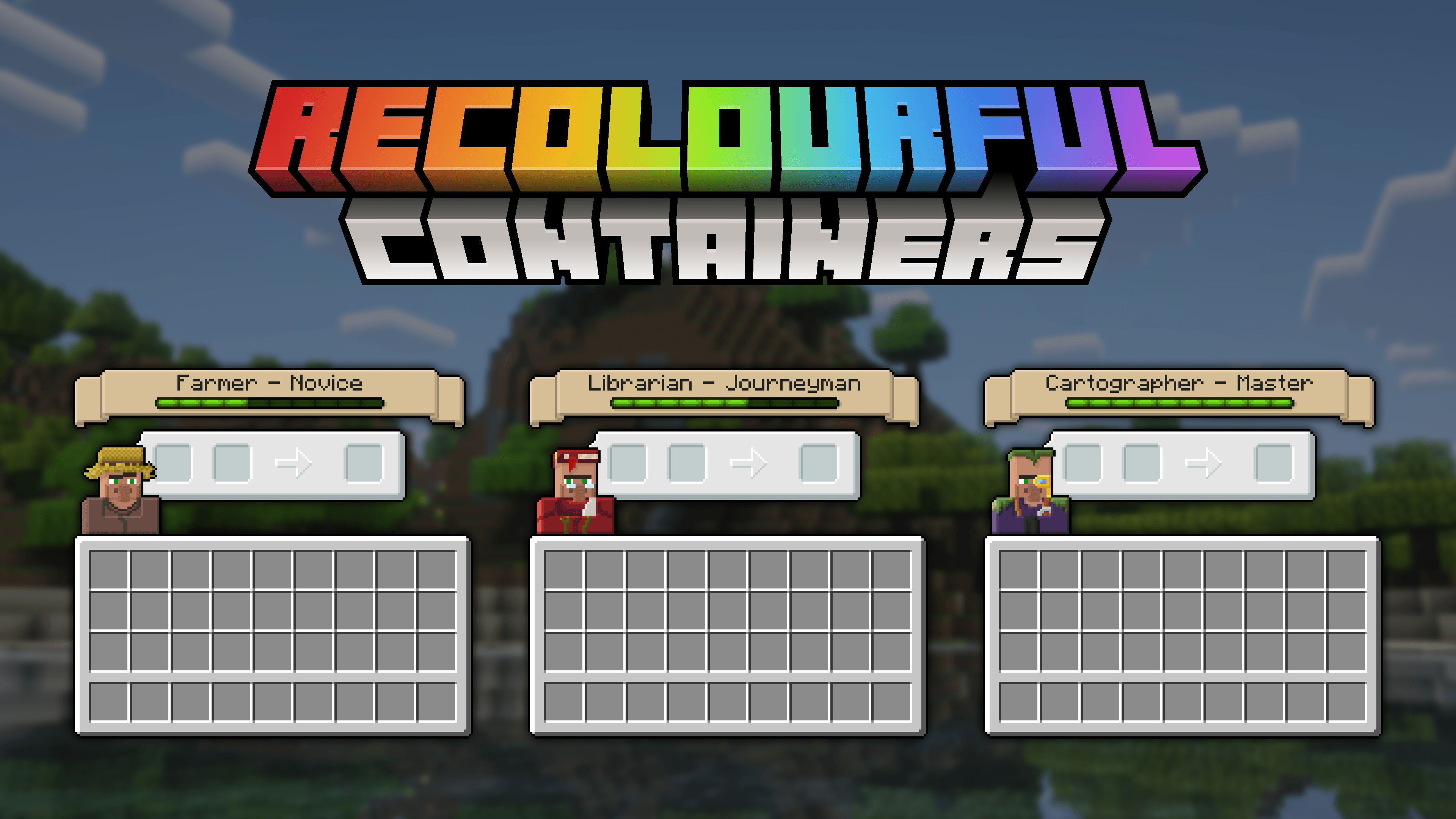 Recolourful Containers GUI + HUD - Minecraft Resource Packs - CurseForge