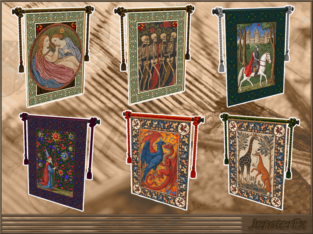 Medieval Tapestries - The Sims 4 Build / Buy - CurseForge