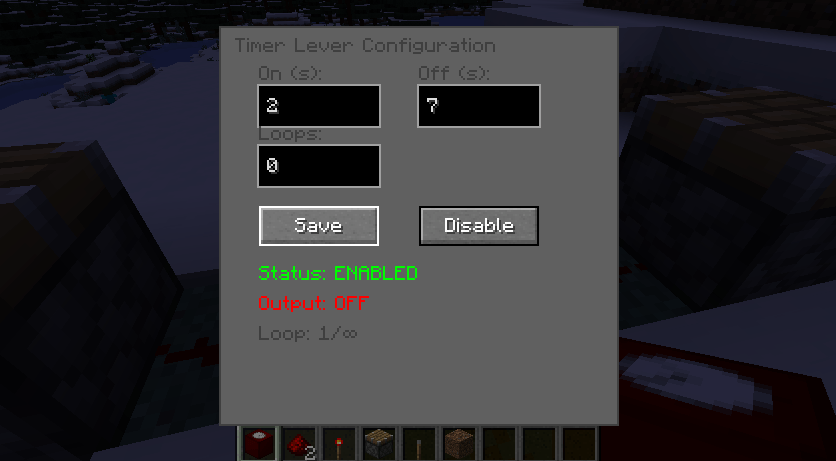 Redstone Timer Block - Minecraft Mods - CurseForge