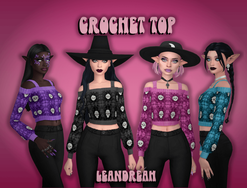 Crochet Top - The Sims 4 Create a Sim - CurseForge