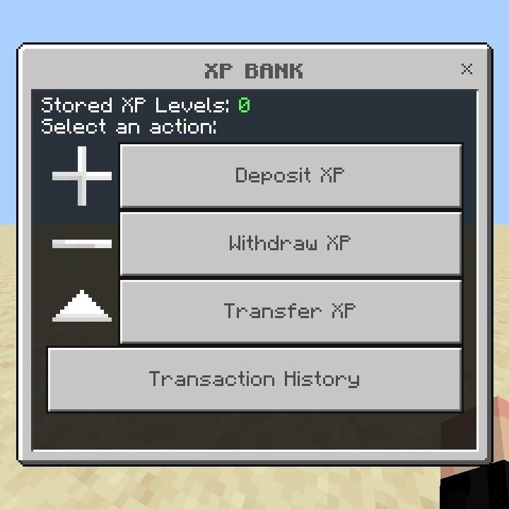 XP Bank - Minecraft Bedrock Scripts - CurseForge