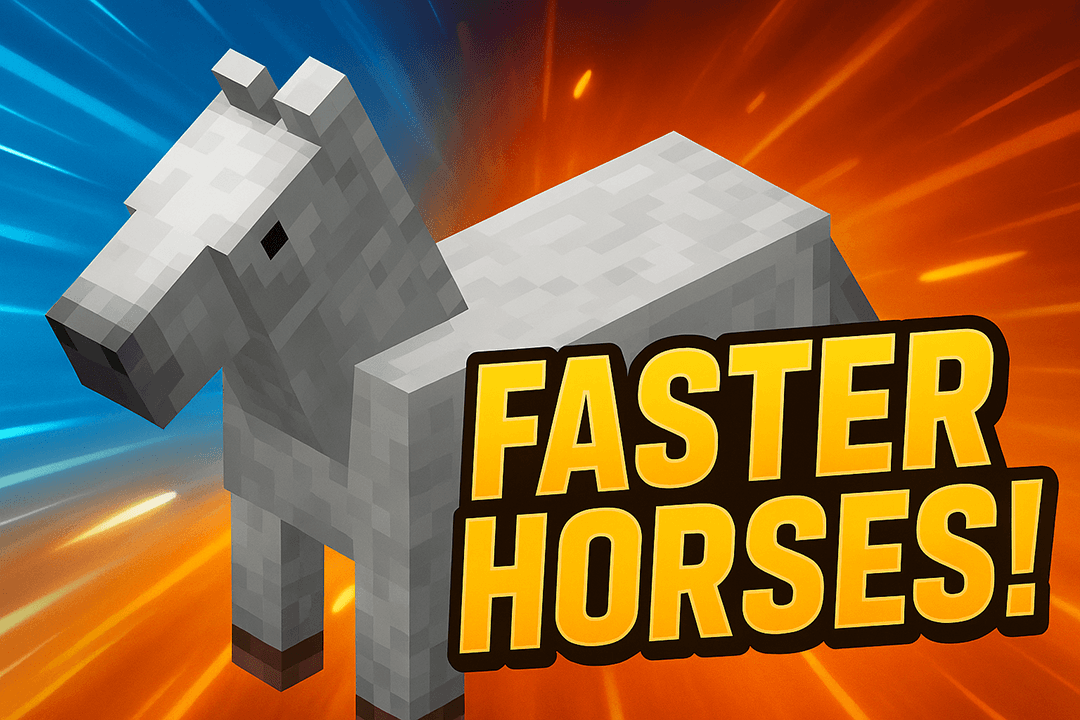 Faster and Better Horses - Gallery - Minecraft Bedrock Addons - CurseForge
