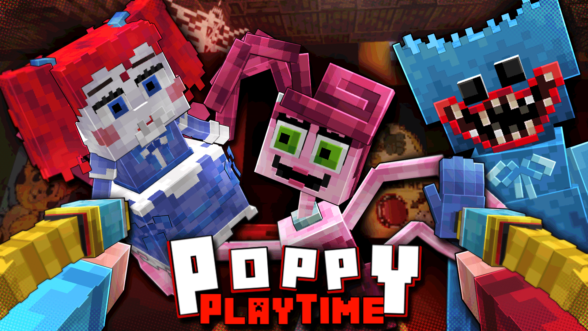 Poppy Playtime by MeBesm V7 - Gallery - Minecraft Bedrock Addons - CurseForge