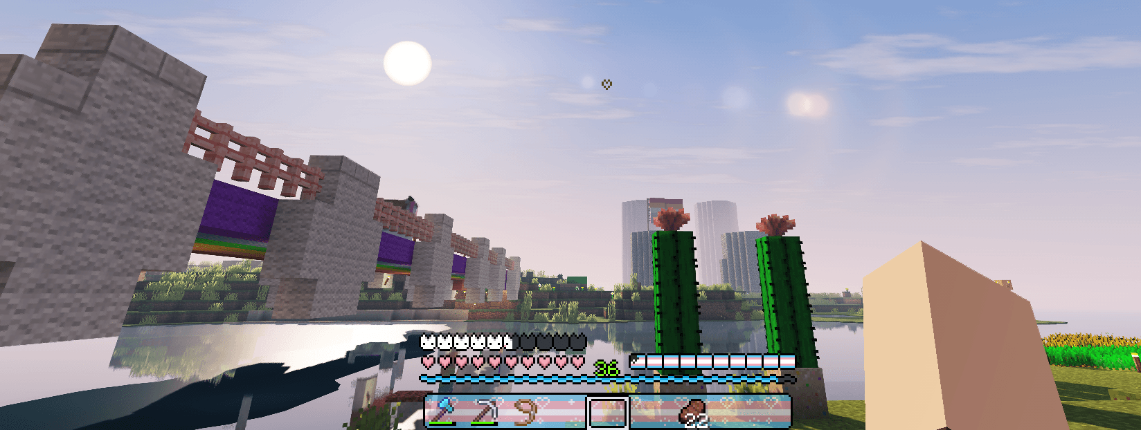 Tay's Transgender Themed Hotbar - Minecraft Resource Packs - CurseForge