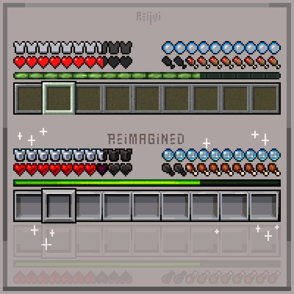 HUD Reimagined - Minecraft Resource Packs - CurseForge