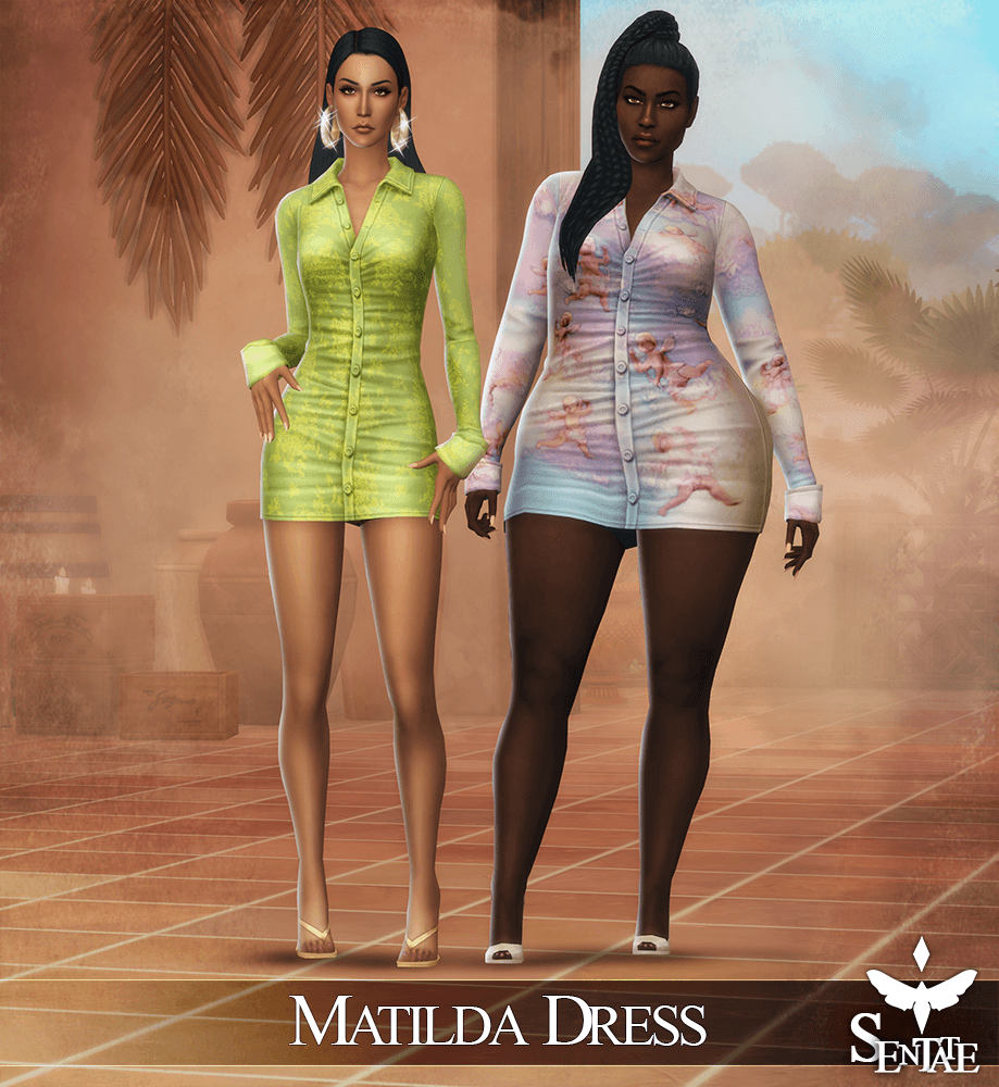 Matilda Dress - Gallery - The Sims 4 Create a Sim - CurseForge