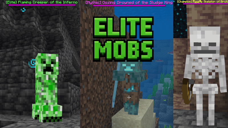 Elite Mobs - Gallery - Minecraft Bedrock Addons - CurseForge