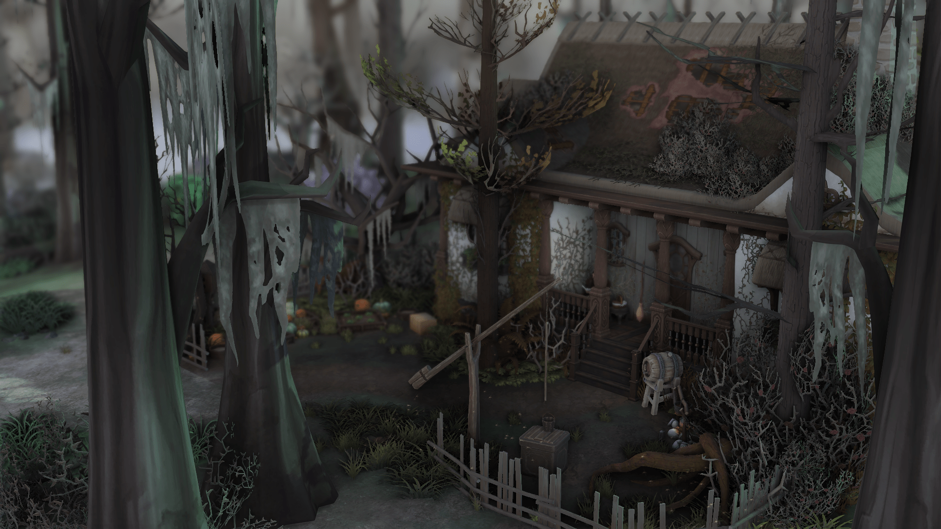 The Weaver’s Cottage | ACOTAR-Inspired Spooky Build - The Sims 4 Rooms ...