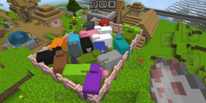 All colour Sheep Update - Minecraft Bedrock Addons - CurseForge