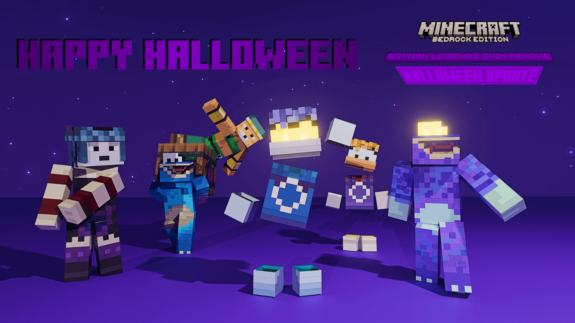 Rayman 30th Anniversary Skin Pack - Minecraft Bedrock Skins - CurseForge