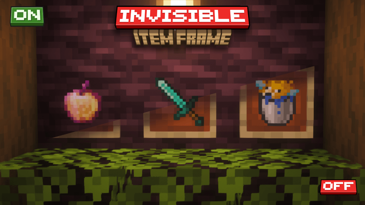 Invisible Item Frame 👁️‍🗨️ - Heycronus - Gallery - Minecraft Resource ...