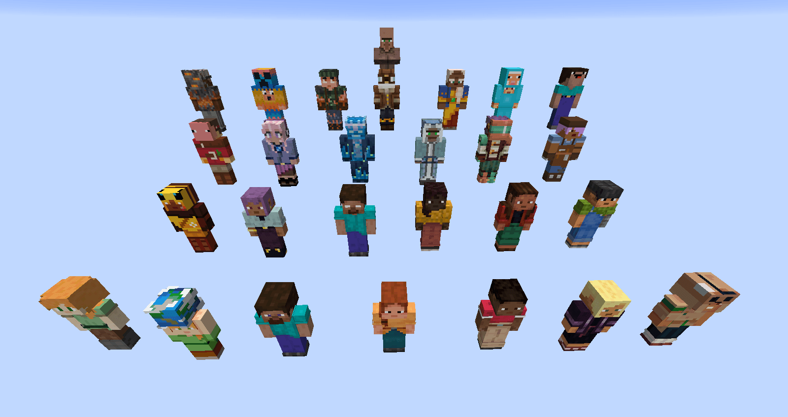 Alex And Steve Villagers - Gallery - Minecraft Resource Packs - CurseForge