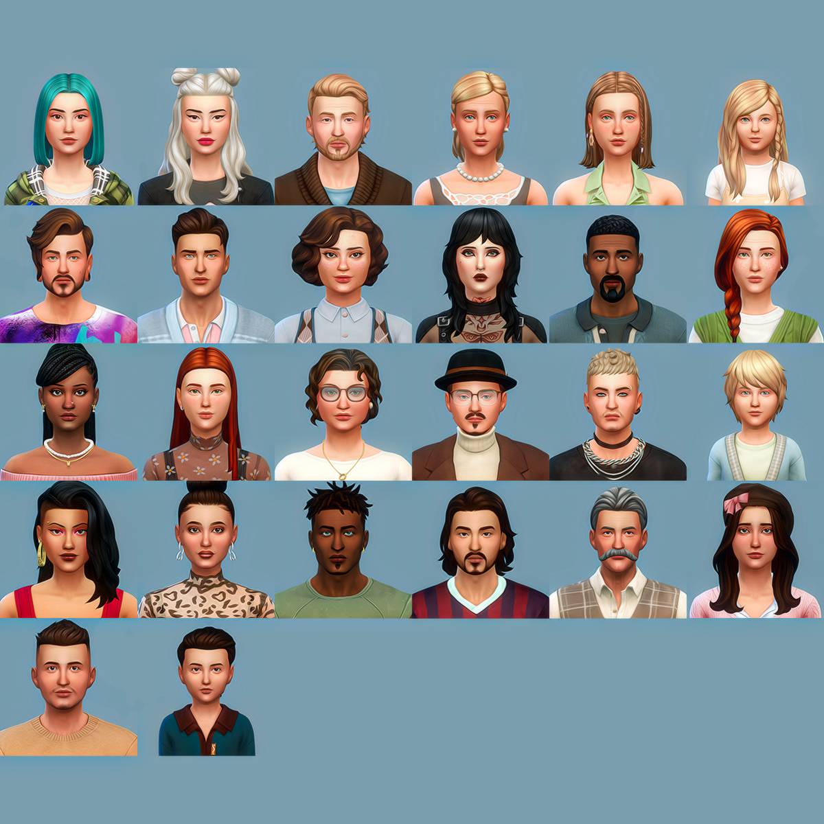 windenburg townies makeover - The Sims 4 Sims / Households - CurseForge