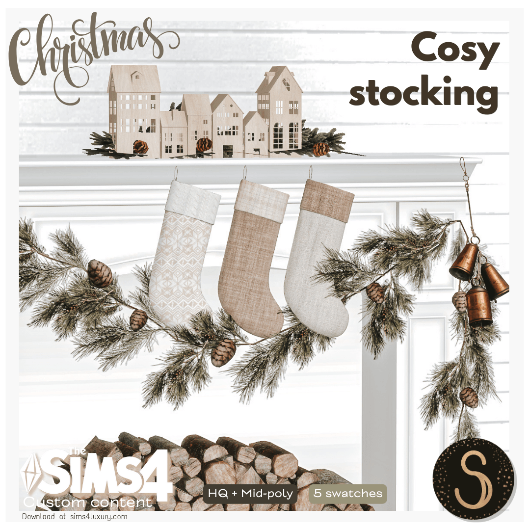 Sims4Luxury - Christmas - Cosy stocking - Gallery - The Sims 4 Build ...