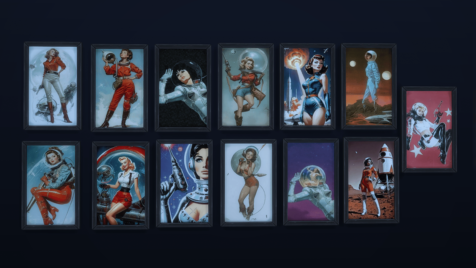Space Girl Pinups - The Sims 4 Build / Buy - CurseForge
