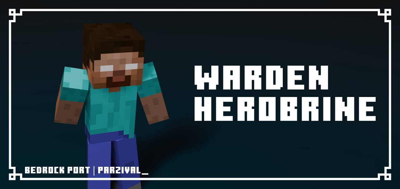 Warden to Herobrine - Minecraft Bedrock Texture Packs - CurseForge