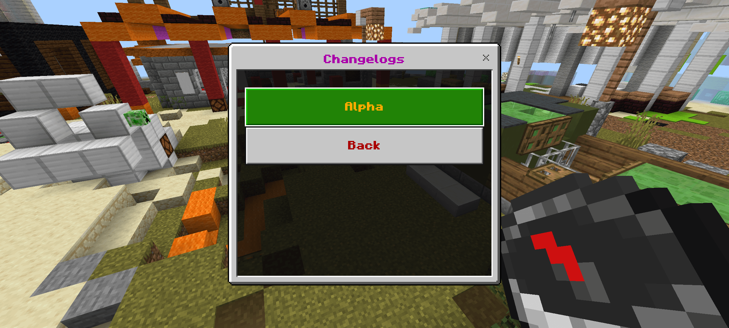 Menu template - Gallery - Minecraft Bedrock Scripts - CurseForge