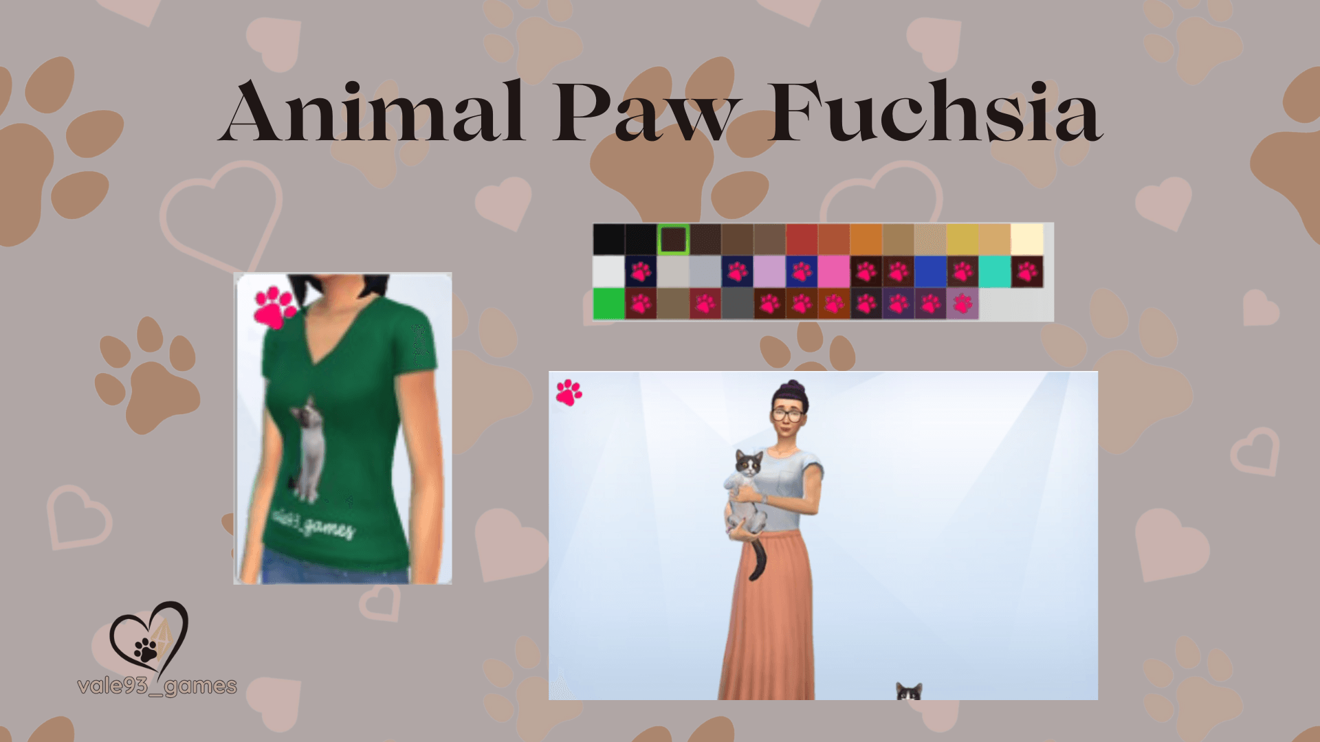 CC Wrench Override Animal Paw Fuchsia - Gallery - The Sims 4 Mods ...