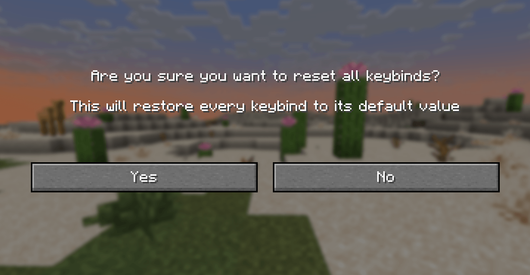 Reset Controls Confirmation - Minecraft Mods - CurseForge