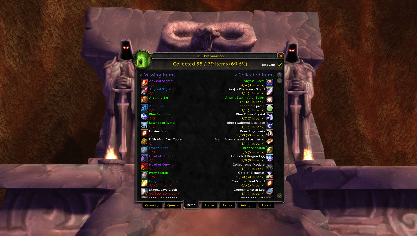 TBC Horde Quest Preparation - World of Warcraft Addons - CurseForge