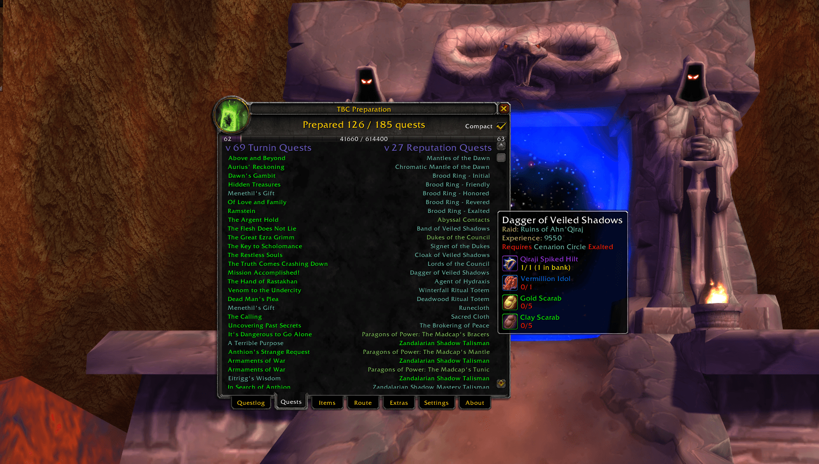 TBC Horde Quest Preparation - World of Warcraft Addons - CurseForge