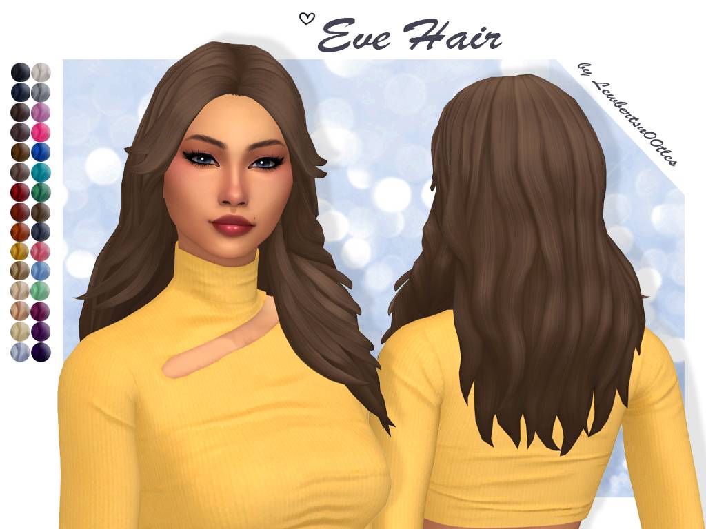 Eve Hair [T-E] - The Sims 4 Create a Sim - CurseForge