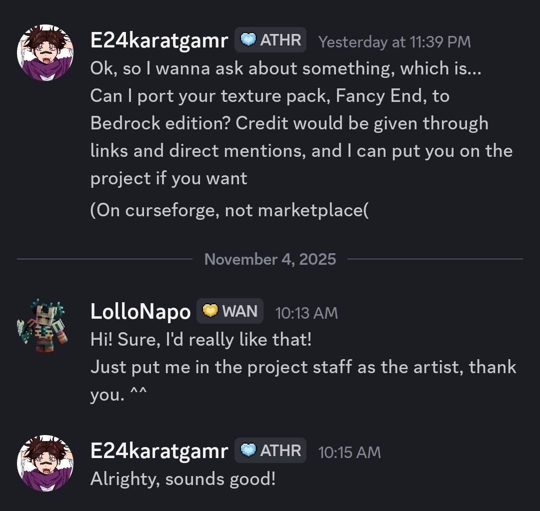 Fancy End - Minecraft Bedrock Texture Packs - CurseForge