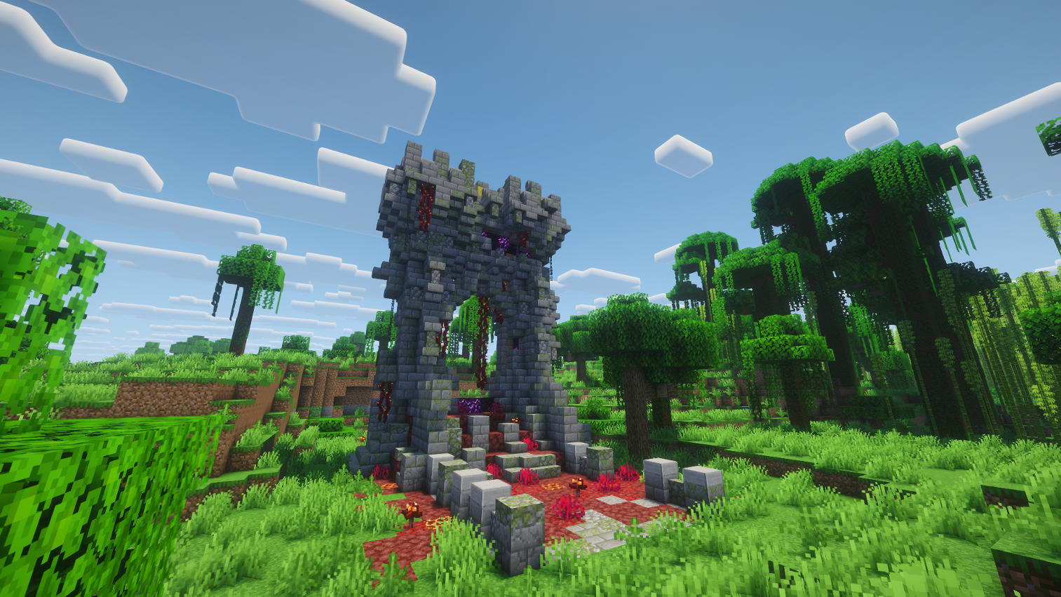 Giant Ruined Portals Minecraft Mod