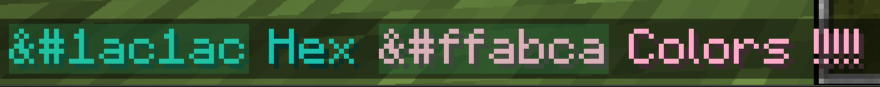 Hex Text - Minecraft Mods - CurseForge
