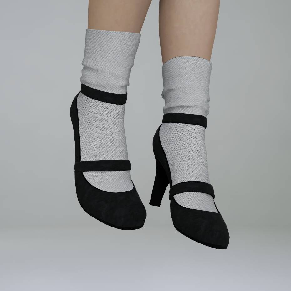 👠Mary Jane Heels & Socks Set - inZOI Create a Zoi - CurseForge