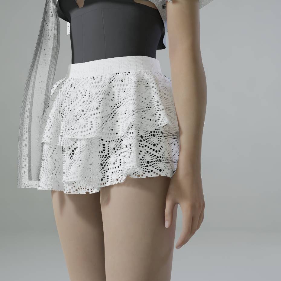 🎀 Lace Ruffle Mini Skirt - inZOI Create a Zoi - CurseForge
