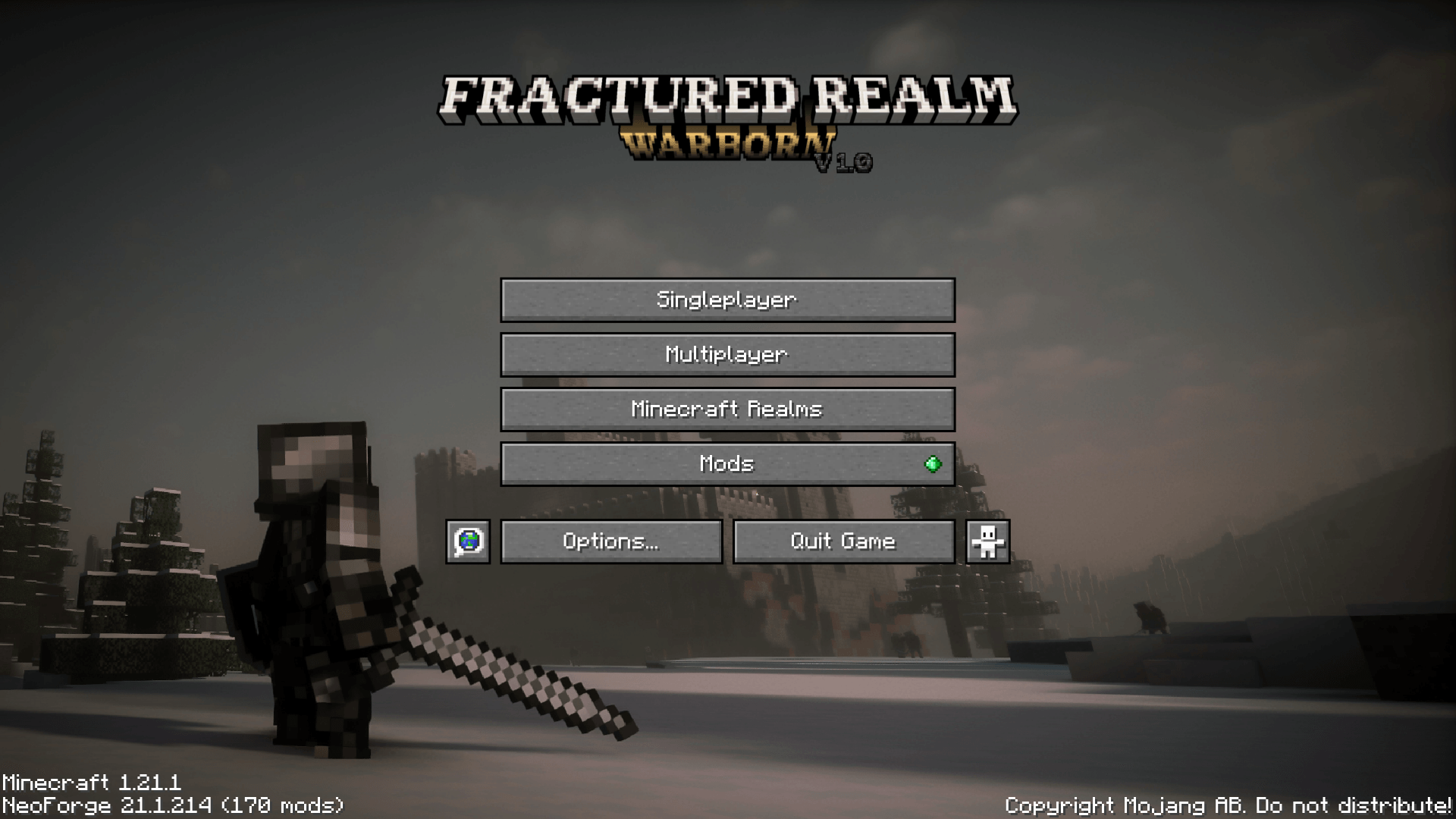 Fractured Realm - Warborn Title Screen - Gallery - Minecraft Resource ...