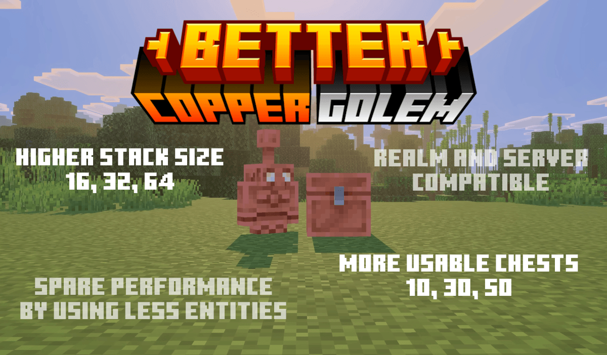 Better Copper Golem - Minecraft Bedrock Addons - CurseForge