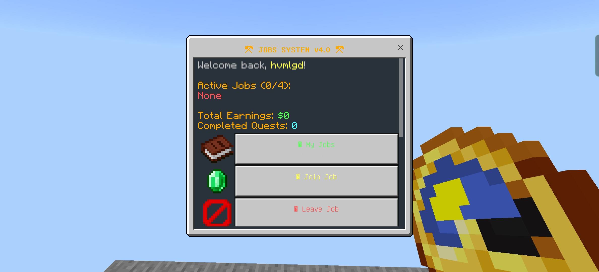 Job System Add-on - Minecraft Bedrock Scripts - CurseForge