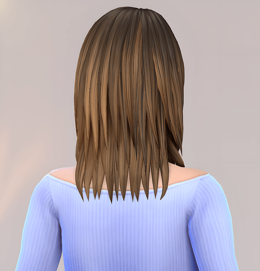María hair set - The Sims 4 Create a Sim - CurseForge