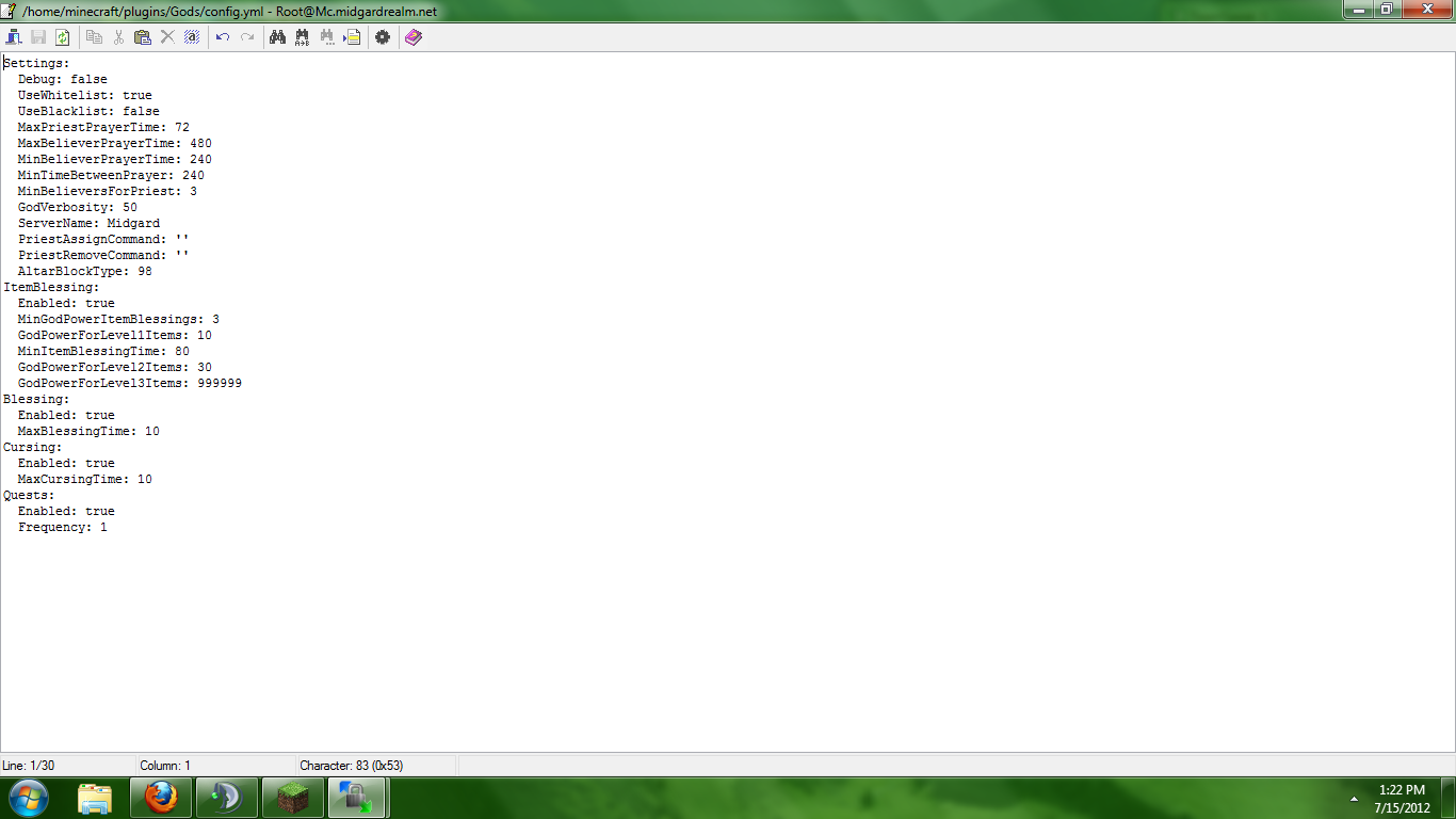 #35 Bypassing the gods whitelist - Issues - Gods - Bukkit Plugins ...
