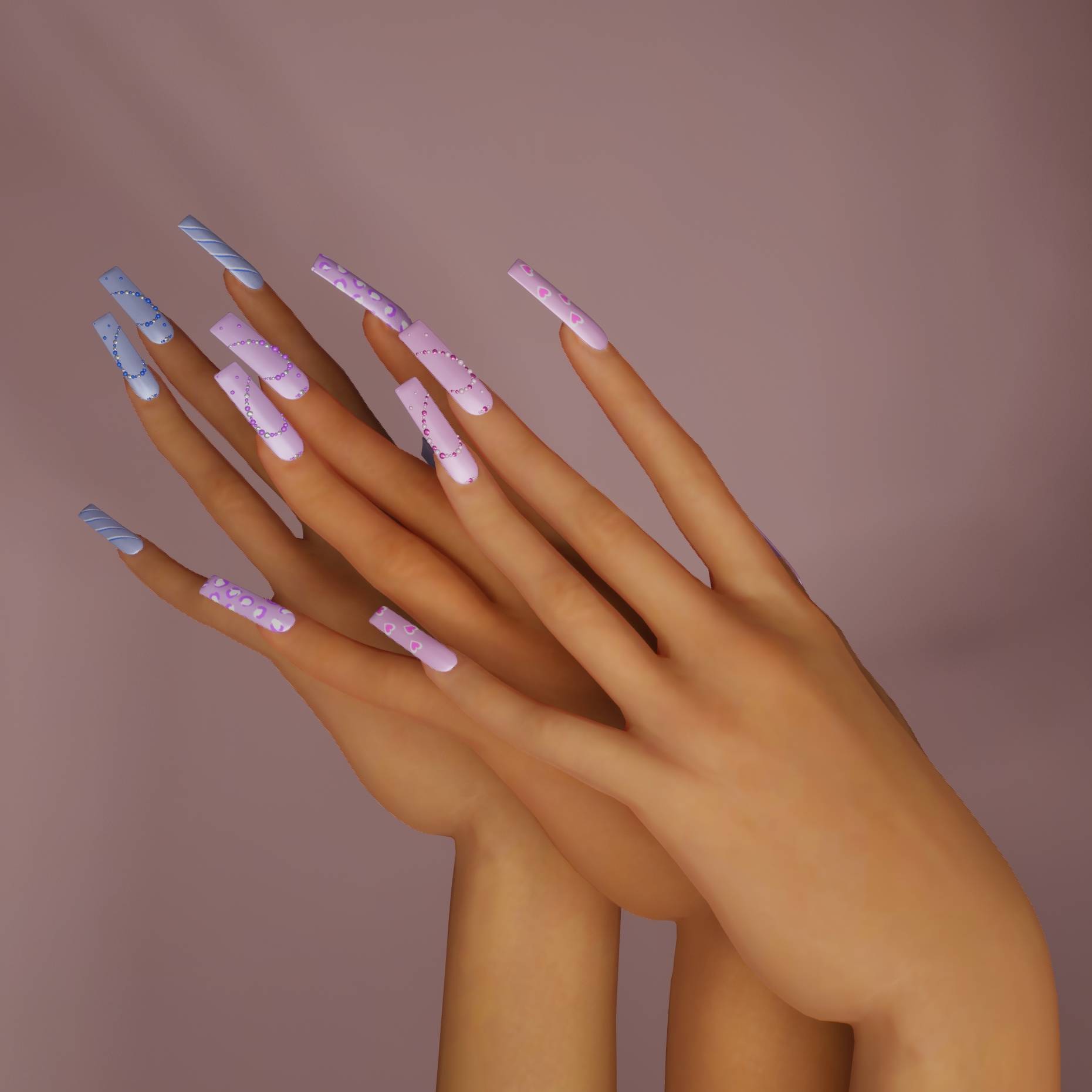 Nails | Sparkling Love - inZOI Create a Zoi - CurseForge